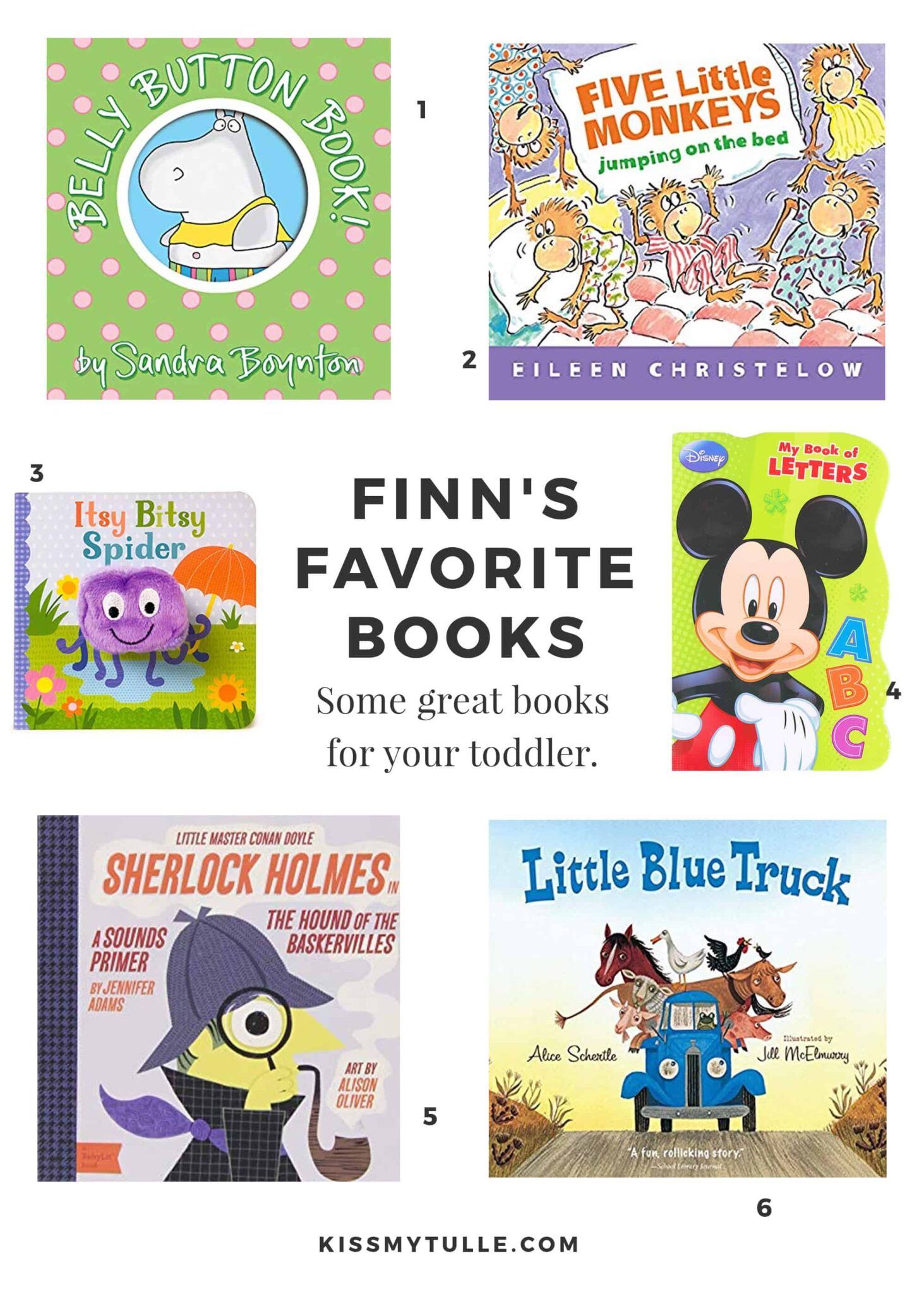 Finn's Favorite Books Right Now - Kiss My Tulle