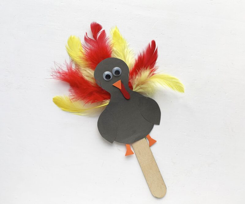 Craft Your Own Thanksgiving Turkey Puppet with this DIY Guide - Kiss My ...