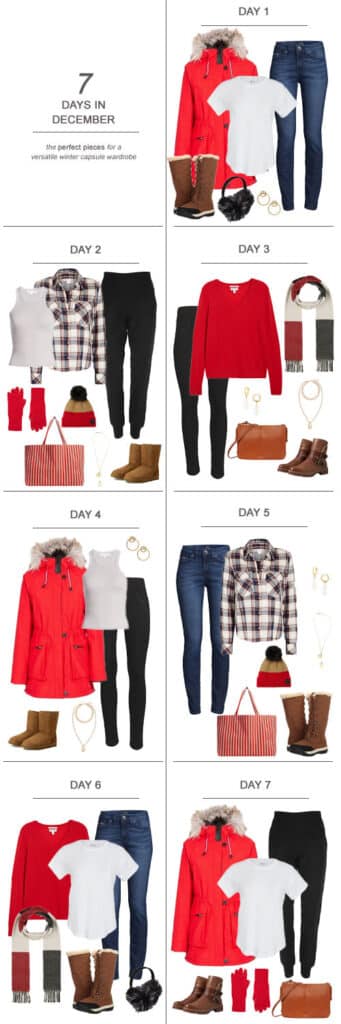 Elevate Your Winter Style with a 7 Day Capsule Wardrobe - Kiss My Tulle